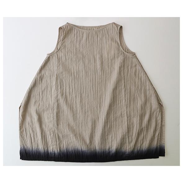 evam eva エヴァムエヴァ チュニック レディース linen gradation sleeveless tunic リネングラデーションスリーブレスチュニック E251T137 送料 ...