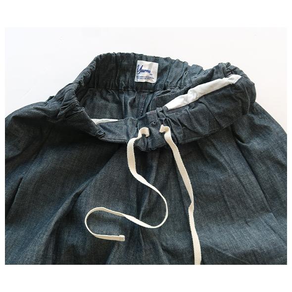 Yarmo ヤーモ パンツ レディース Work Pants - Indigo Chambray ワークパンツ インディゴシャンブレー YAR-P28 送料無料 : TAKANNA - 通販 ...