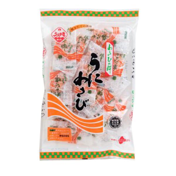 植垣米菓 うにわさび 71g×6袋セット(おかき 雲丹 海老) 本州一部送料無料 : ゆっくんのお菓子倉庫ヤフー店 - 通販 - Yahoo!ショッピング