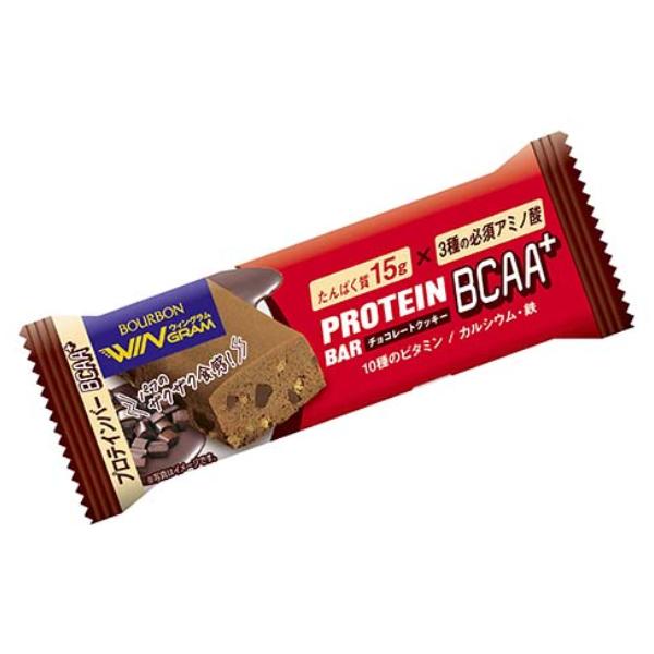 WINGRAM ブルボン プロテインバー BCAA＋ チョコレートクッキー 40g×9入 (WIN GRAM ウィングラム) : ゆっくんのお菓子倉庫ヤフー店 - 通販 - Yahoo!ショッピング