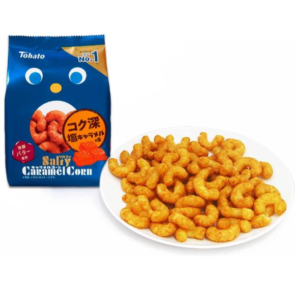 東ハト ソルティキャラメルコーン 67g×12入 (スナック お菓子 おやつ まとめ買い) :4901940113996:ゆっくんのお菓子倉庫 ...