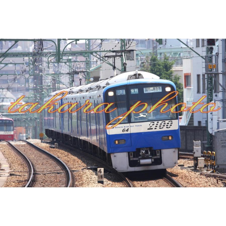 鉄道写真京急線2100形「KEIKYU BLUE SKY TRAIN」L版サイズ商品コード22−0016ーL : 22-0016-l ...