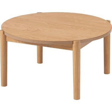 東谷 KT-119NA こたつ 円形タイプ ラウンドコタツ リバーシブル 色：ナチュラル/ライトグレー ロット1 W84.5×D84.5×H40/70(天板Φ80) : タカラマート - 通販 ...