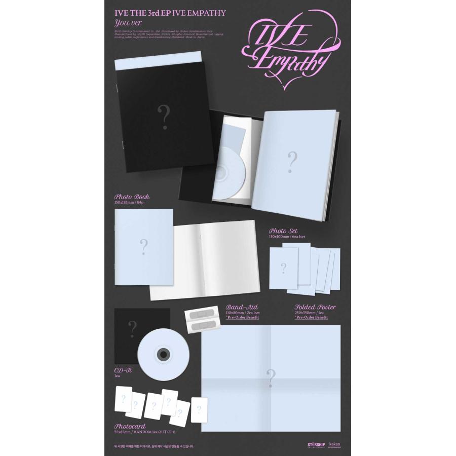 【25/2/4 韓国発売】IVE アイヴ IVE EMPATHY 3集 ミニ アルバム 韓国版 ive ユジン ガウル ウォニョン リズ レイ イソ 韓国音楽チャート反映 送料無料 : cd ...