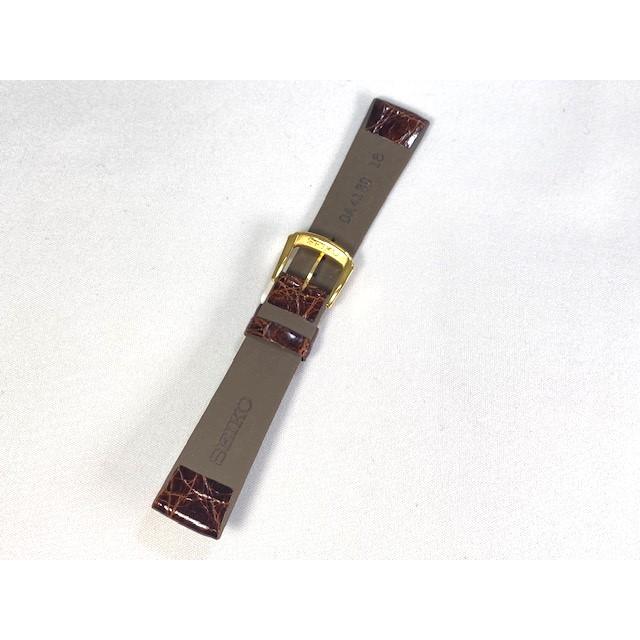 DA41 SEIKO セイコー 18mm 純正革ベルト サイドワニ こげ茶 クロネコゆうパケット送料無料 : da41 : 有限会社 高山時計店 - 通販 - Yahoo!ショッピング