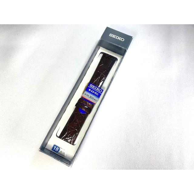 DA41 SEIKO セイコー 18mm 純正革ベルト サイドワニ こげ茶 クロネコゆうパケット送料無料 : da41 : 有限会社 高山時計店 - 通販 - Yahoo!ショッピング