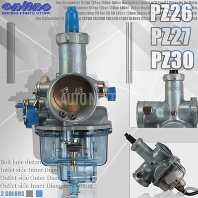 モトクロスキャブレター pz26 pz27 pz30 26mm 27mm 30mm 125cc 150cc 175cc 200cc 250cc用 クワッド バイクアクセサリー エンデューロ ...