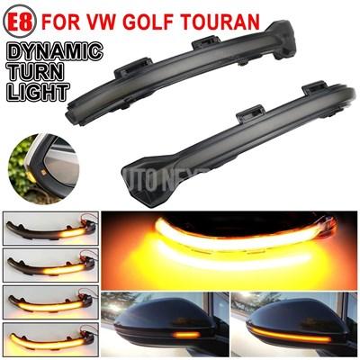vw golf 7 vii mk7.5 jetta mk7 touran ダイナミックウィンカー サイドミラー用ledインジケーター シーケンシャルライト : オートネクストプロ - 通販 ...