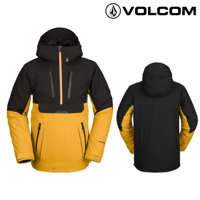 VOLCOM 【21-22】VOLCOM ボルコム スノーボードウェア メンズ ジャケット BRIGHTON PULLOVER RESIN GOLD G0652210 Sサイズ : CLUB ...