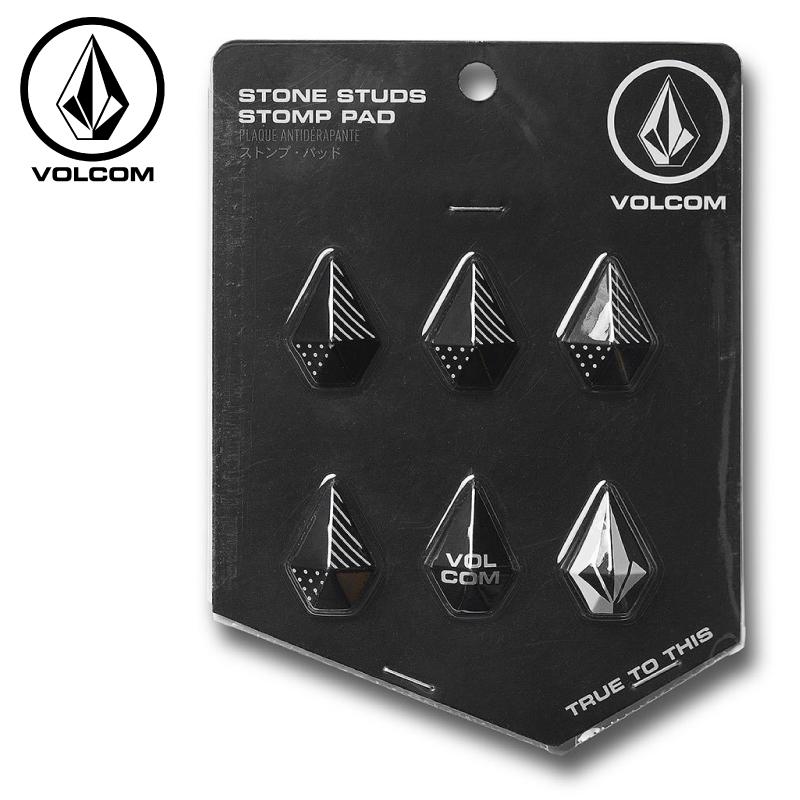 VOLCOM STONE STUDS STOMP PADS スノーボード デッキ デッキパッド BLACK