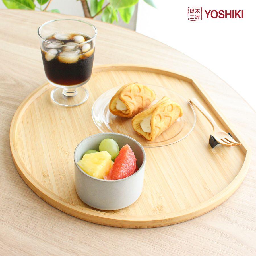 お盆 半月盆 トレー レビュー特典 トレイ 竹製 カフェトレー 半月 食事トレー お正月 お祝い おしゃれ 縁起物 YOSHIKI YK-OB1 : 良木工房 Yahoo!店 - 通販 ...