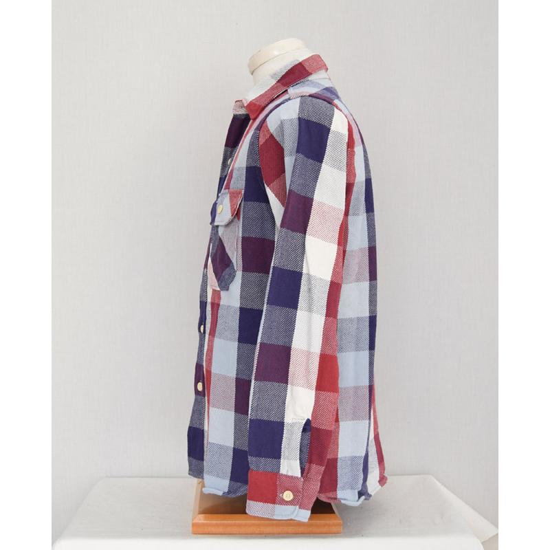 WAREHOUSEウエアハウス 長袖シャツ 3104 FLANNEL SHIRTSワンウォッシュ(E柄:ネイビー)2023 : TAKE OFF - 通販 - Yahoo!ショッピング