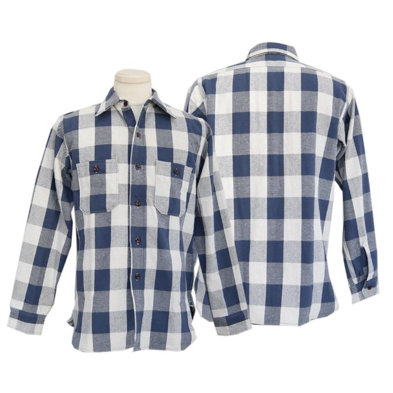 WAREHOUSEウエアハウス 長袖シャツ 3104 FLANNEL SHIRTS(A柄：ネイビー) ワンウォッシュ2023 : 7657 : TAKE OFF - 通販 - Yahoo!ショッピング