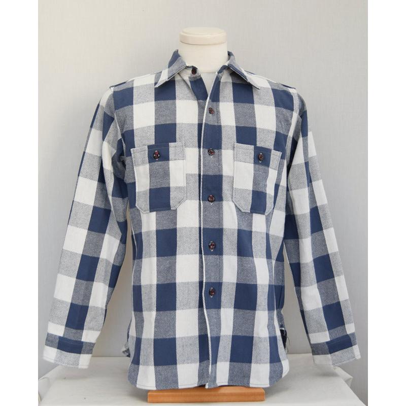 WAREHOUSEウエアハウス 長袖シャツ 3104 FLANNEL SHIRTS(A柄：ネイビー) ワンウォッシュ2023 :7657:TAKE OFF - 通販 - Yahoo!ショッピング