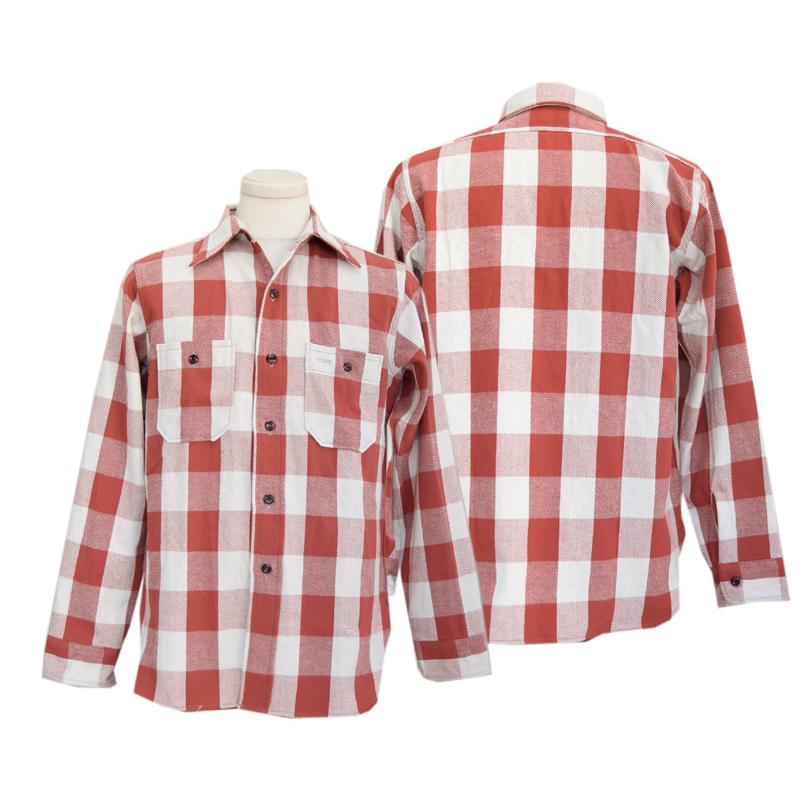 WAREHOUSEウエアハウス 長袖シャツ 3104 FLANNEL SHIRTS(A柄：レッド) ワンウォッシュ2023 : TAKE OFF - 通販 - Yahoo!ショッピング