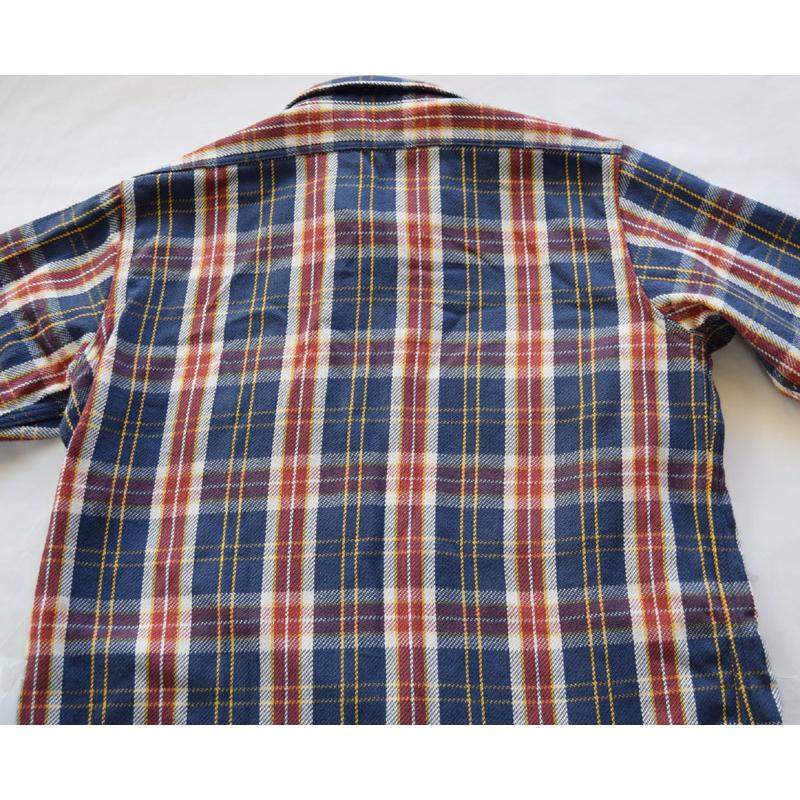 WAREHOUSEウエアハウス 長袖シャツ 3104 FLANNEL SHIRTS(C柄：ネイビー) ワンウォッシュ2023 : 7666 : TAKE OFF - 通販 - Yahoo!ショッピング