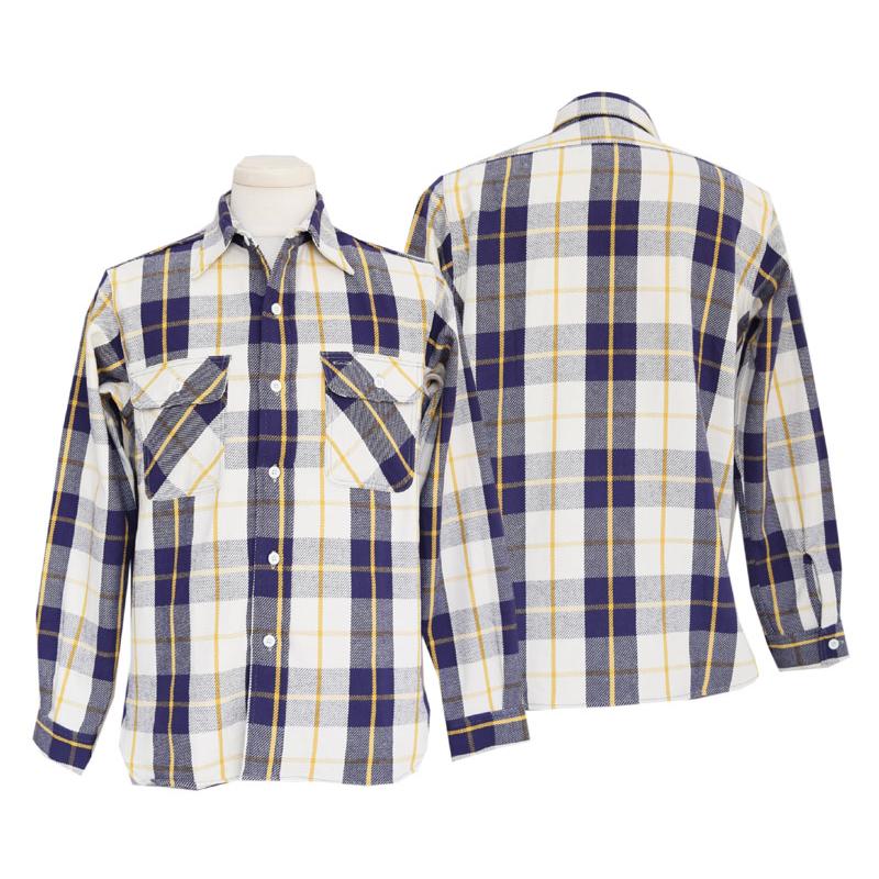 WAREHOUSEウエアハウス 長袖シャツ 3104 FLANNEL SHIRTS(B柄:ネイビー) ワンウォッシュ2023 : TAKE OFF - 通販 - Yahoo!ショッピング