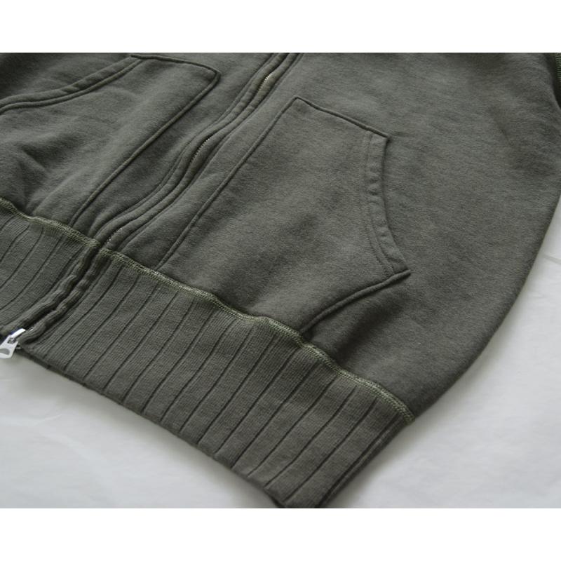 Two Moon トゥームーン スウェット 丸胴針抜きリブ フルジップスウェットパーカー(杢グリーン)2024 : TAKE OFF - 通販 - Yahoo!ショッピング