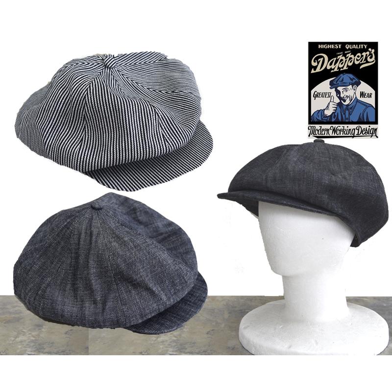 Dappers ダッパーズ 帽子 Classical Casquette TypeB LOT1739 /ヒッコリーストライプ/インディゴデニム : TAKE OFF - 通販 - Yahoo ...