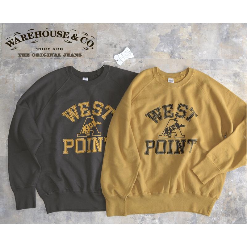 WAREHOUSE ウエアハウス 2nd hand Series 【WEST POINT】プリントラグランスウェットLot 461 : TAKE OFF - 通販 - Yahoo!ショッピング