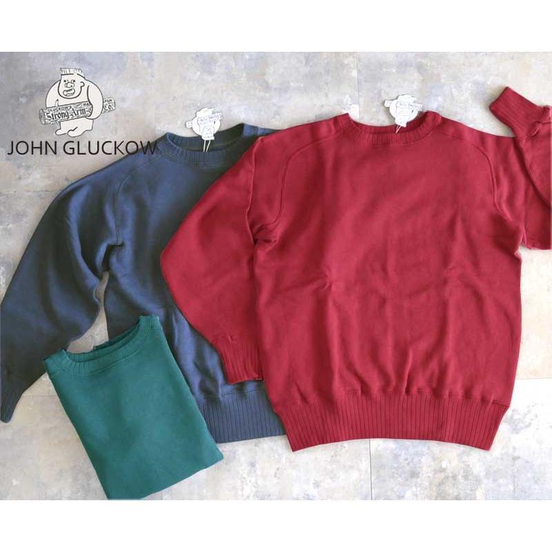 John Gluckow ジョングラッコー The Albert Sweat BLANK アルバート スウェット 針抜きリブ フリーダム ...