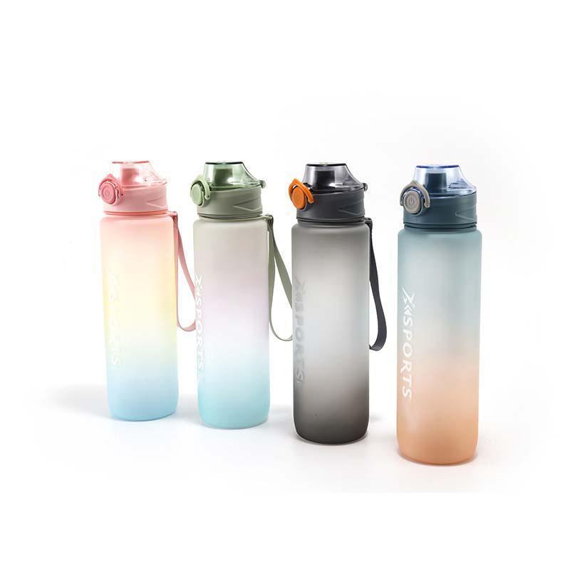 1000ml グラデーション 水筒 タイムマーカー付き 1リットル 1000ml グラデーション 水筒 タイムマーカー付き 1リットル