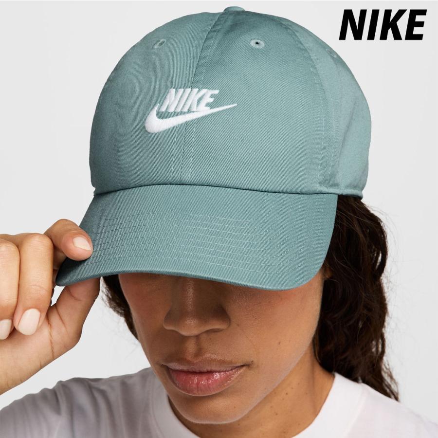 NIKE ナイキ キャップ ユニセックス クラブアンストラクチャード フューチュラ ウォッシュ FB5368 GRN コットン100% ...