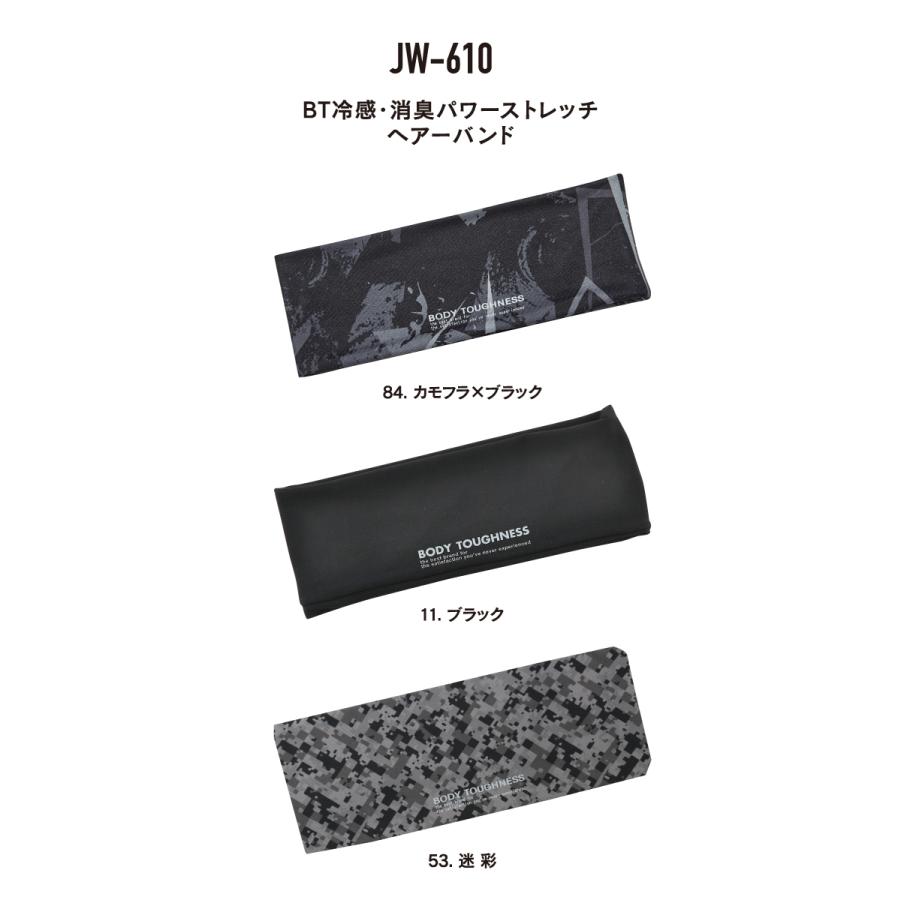 おたふく手袋 ヘアーバンド JW-610 カモフラ×ブラック 2枚セット フリーサイズ 冷感・消臭 UVカット生地仕様 ストレッチタイプ :t21-jw-610-cb2:機械と工具のテイク ...