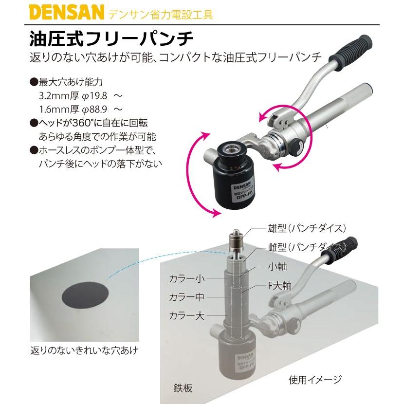 ジェフコム／デンサン 薄鋼電線管用パンチダイス DFP-CP75 :t76-dfp-cp75:機械と工具のテイクトップ - 通販 - Yahoo!ショッピング