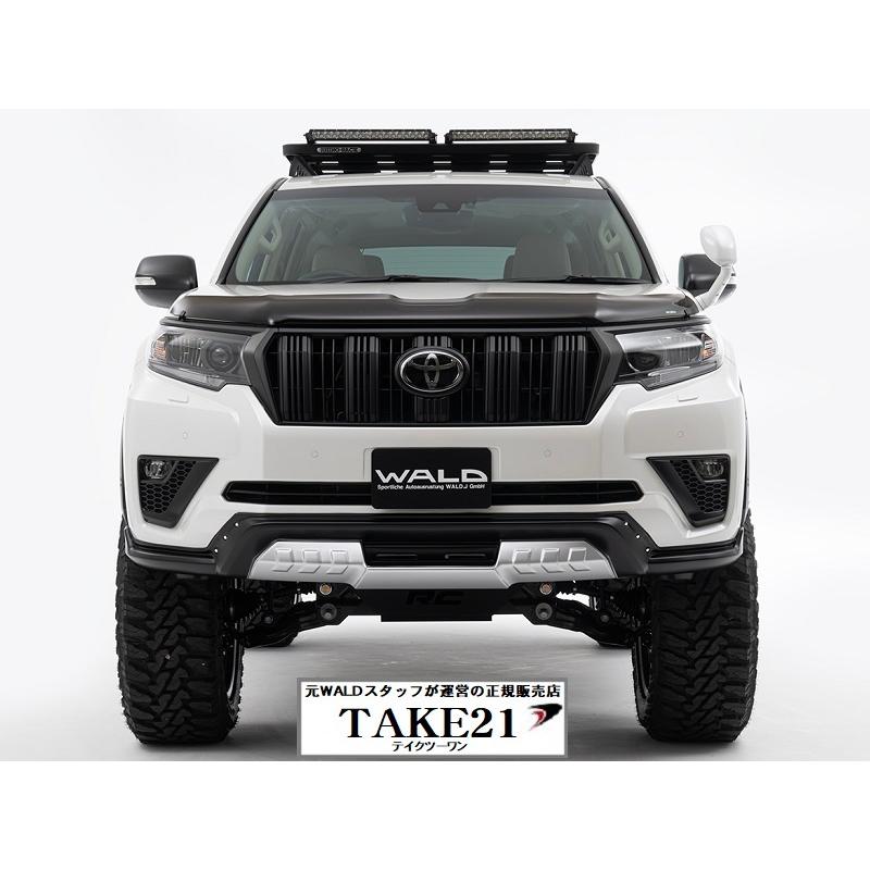 【T21】要納期確認 WALD（ヴァルド）GDJ15#W/TRJ150W プラド 後期 DESERT LINE フロントスポイラー ハーフ ABS製 新品未塗装品 個人宅不可 : wa ...