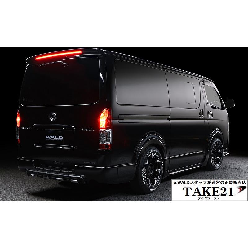 WALD 【T21】要納期確認 WALD（ヴァルド）200系 45678 ハイエース ナロー 3点KIT/3Pキット (F,R,0/F)DESERT LINE ABS製 新品未塗装品 個人宅 ...