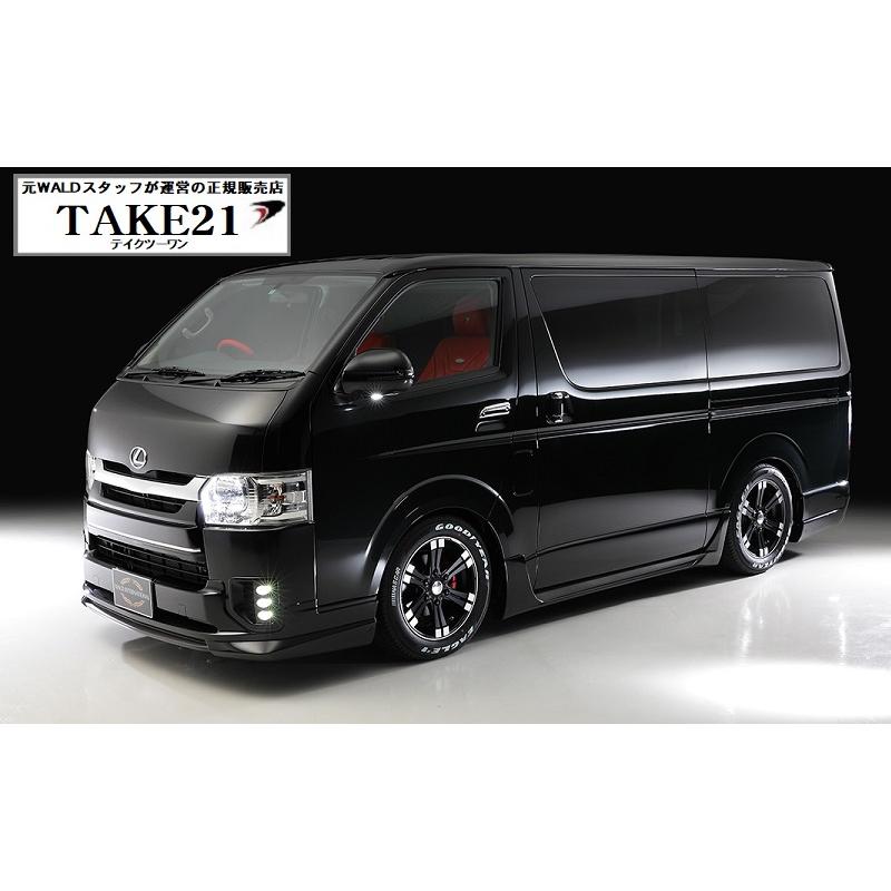 WALD 【T21】WALD ヴァルド 200系 ハイエース 4点KIT(F,S,R,GC) 4型 5型 ナロー 標準 バン EXECUTIVE LINE FRP製 新品未塗装品 個人宅発送 ...