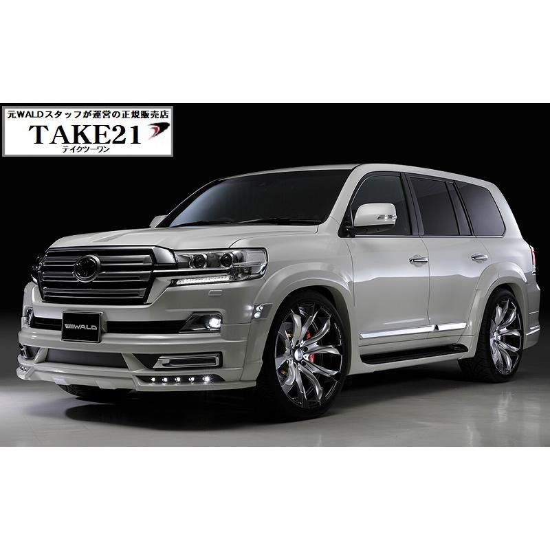 WALD 【T21】要納期確認 WALD/ヴァルド URJ202W ランドクルーザー/ランクル 後期 ZX 3点KIT (F.R.O/F) 200系 ABS/FRP製 新品未塗装品 個人宅不可 ...