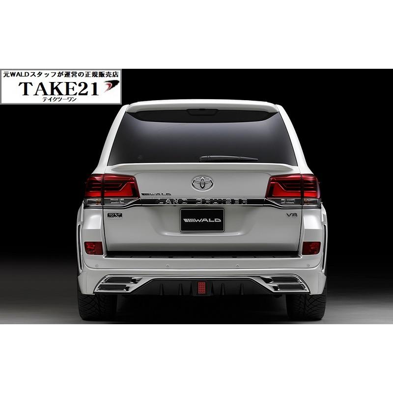 WALD 【T21】要納期確認 WALD/ヴァルド URJ202W ランドクルーザー/ランクル 後期 ZX リアスカート ハーフ 200系 ABS製 新品未塗装品 個人宅不可 : TAKE21 ...
