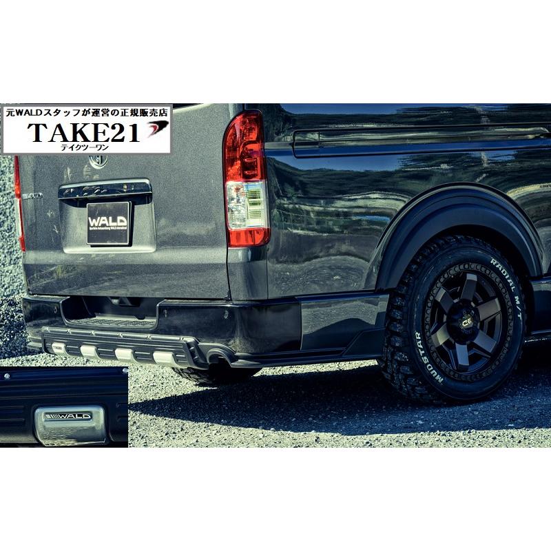 【T21】要納期確認 WALD ヴァルド 210/220系 45678 ハイエース ワイド 2点KIT（F.R) DESERT LINE ABS製 新品未塗装品 個人宅不可 : wa ...