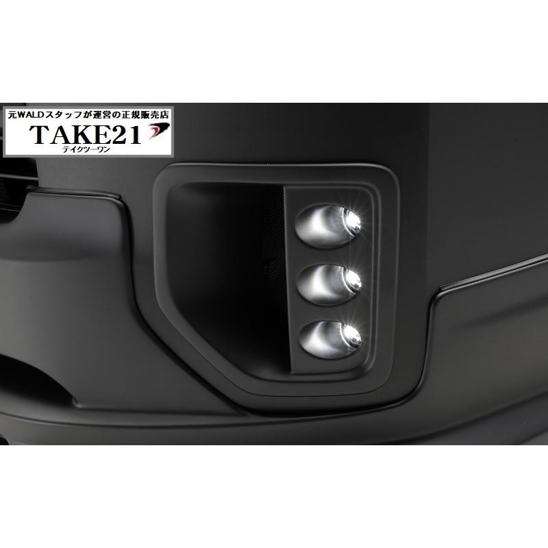 WALD 【T21】WALD ヴァルド 4型5型6型7型8型 220系210系 ハイエース ワイド LEDアダプター EXECUTIVE LINE FRP製 新品未塗装品 個人宅発送不可 ...