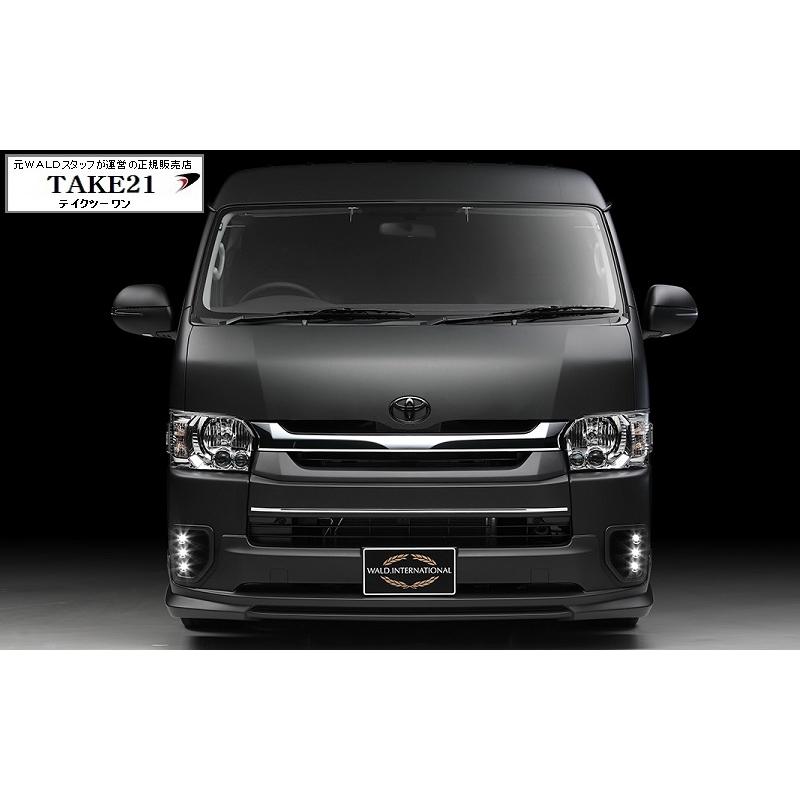 WALD 【T21】WALD ヴァルド 4型5型6型7型8型 220系210系 ハイエース ワイド LEDアダプター EXECUTIVE LINE FRP製 新品未塗装品 個人宅発送不可 ...