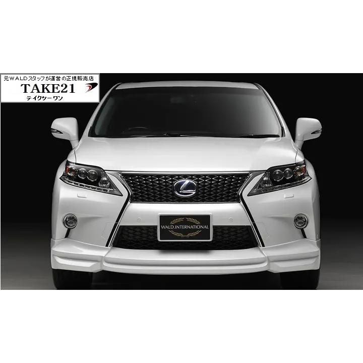 WALD 【T21】WALD ヴァルド レクサスRX GGL15W GYL15W 後期 Fスポーツ フロンハーフトスポイラー 350/450h FRP製 新品未塗装品 個人宅不可 ...