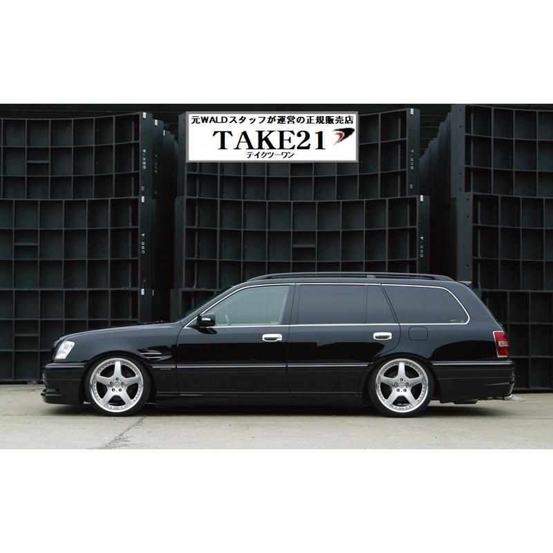 WALD 【T21】WALD ヴァルド JZS 17クラウン エステート サイドステップ ワゴン EXECUTIVE LINE FRP製 新品未塗装品 個人宅発送不可 : TAKE21 ...