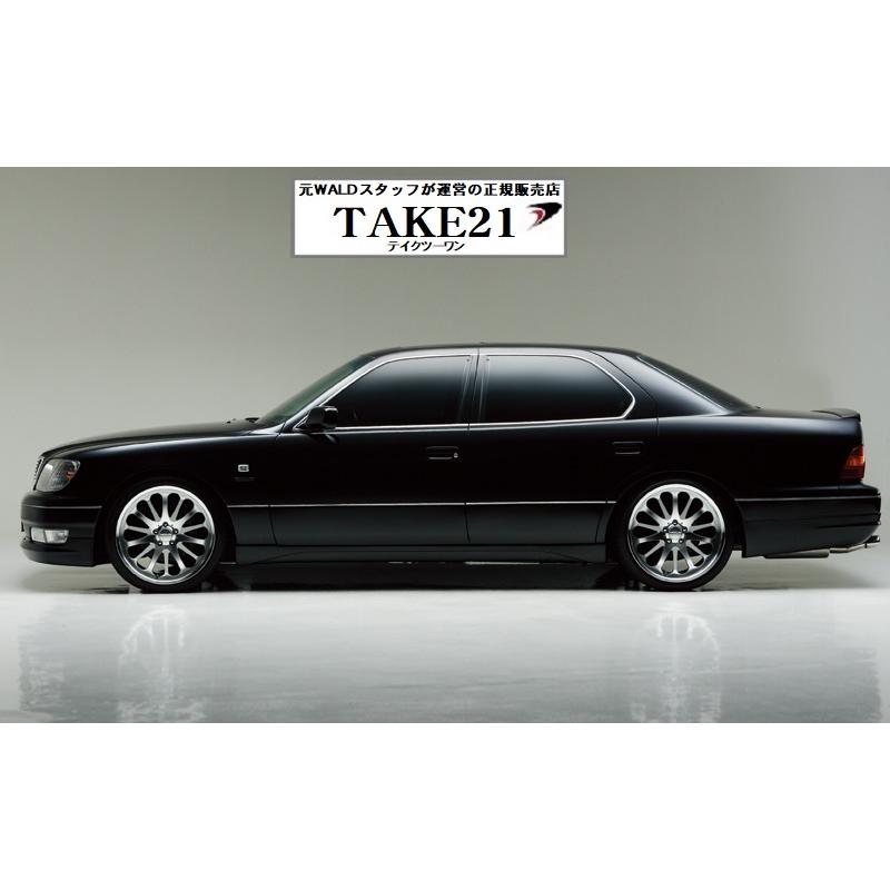 WALD 【T21】WALD ヴァルド UCF20/21 セルシオ 後期 EXECUTIVE LINE 3点KIT（F.S.R）エアロ ハーフ FRP製 新品未塗装品 個人宅発送不可 ...