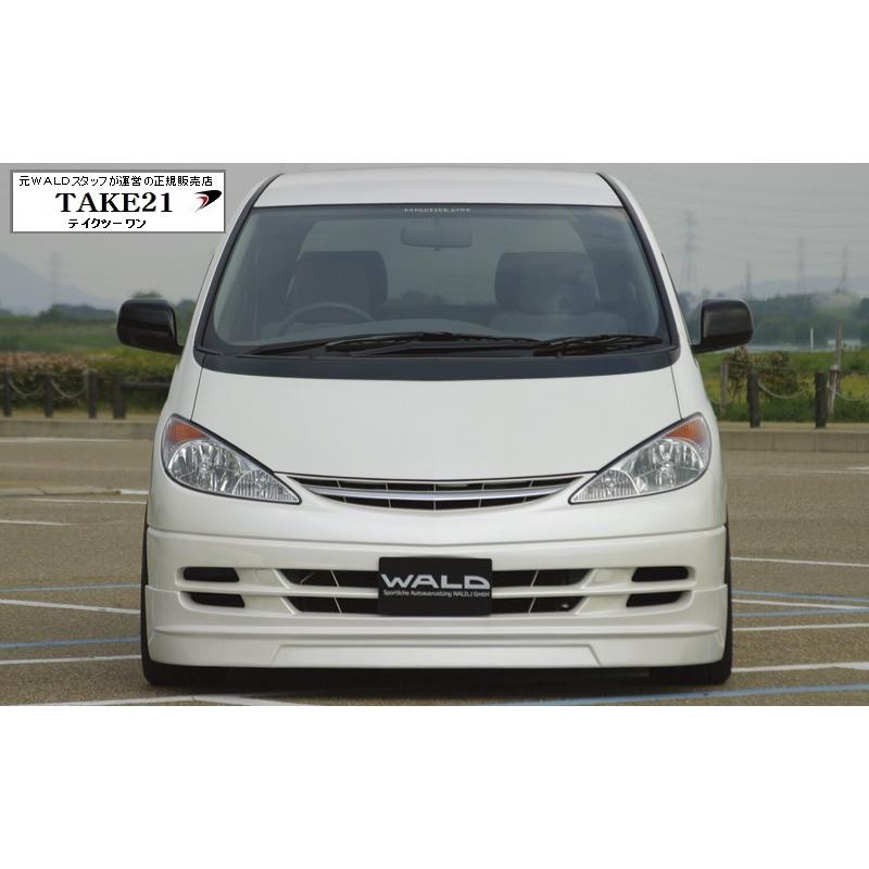 WALD 【T21】WALD ヴァルド MCR/ACR30/40W エスティマ 前期 3点KIT/3Pキット (F.S.R) ハーフ アエラス不可 FRP製 新品未塗装品 個人宅発送不可 ...