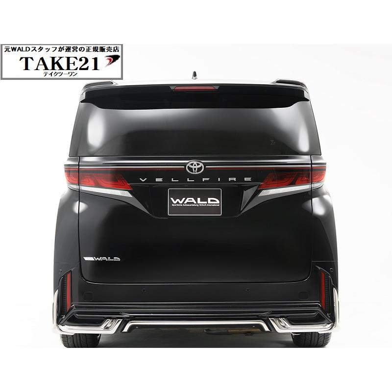 WALD 【T21】要納期確認 WALD（ヴァルド）40/45 ヴェルファイア Executive Lounge 通常メッキ リアスカート ABS製 新品未塗装品 個人宅不可 : TAKE21 ...