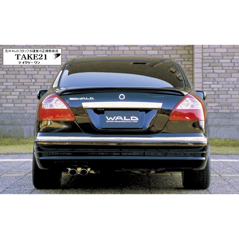 WALD 【T21】WALD ヴァルド F50 CIMA シーマ リアスカート H13.2〜H20.1 エアロ ハーフ FRP製 新品未塗装品 個人宅発送不可 : TAKE21 - 通販 ...