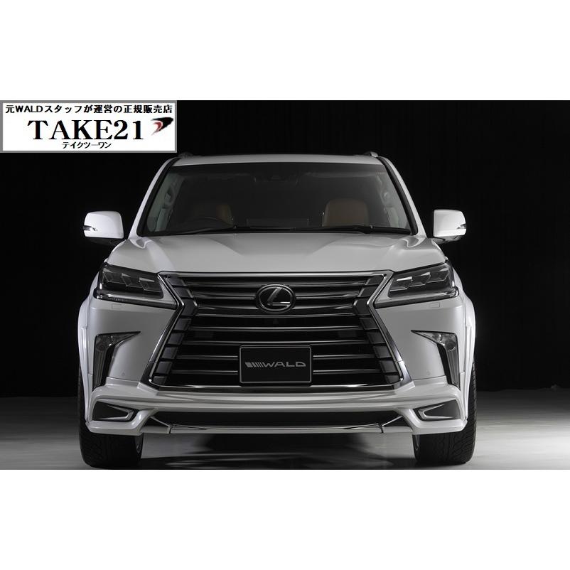 【T21】要納期確認 WALD/ヴァルド URJ201W レクサス LX 570 後期 2点KIT（F.R）ABS製 H27.9~ 新品未塗装品 個人宅発送不可 : wald-lx570-a ...