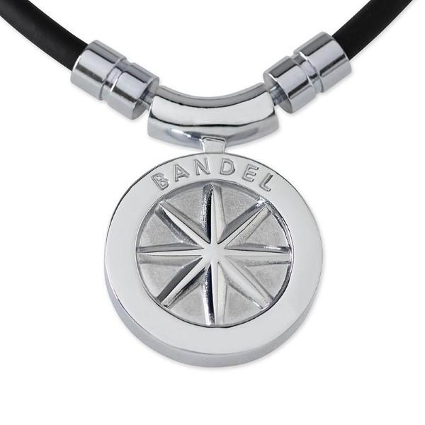BANDEL バンデル 磁気ネックレス スポーツネックレス メンズ レディース チタン 磁石 肩こり 血流改善 磁気医療アクセサリー 黒 銀 ...