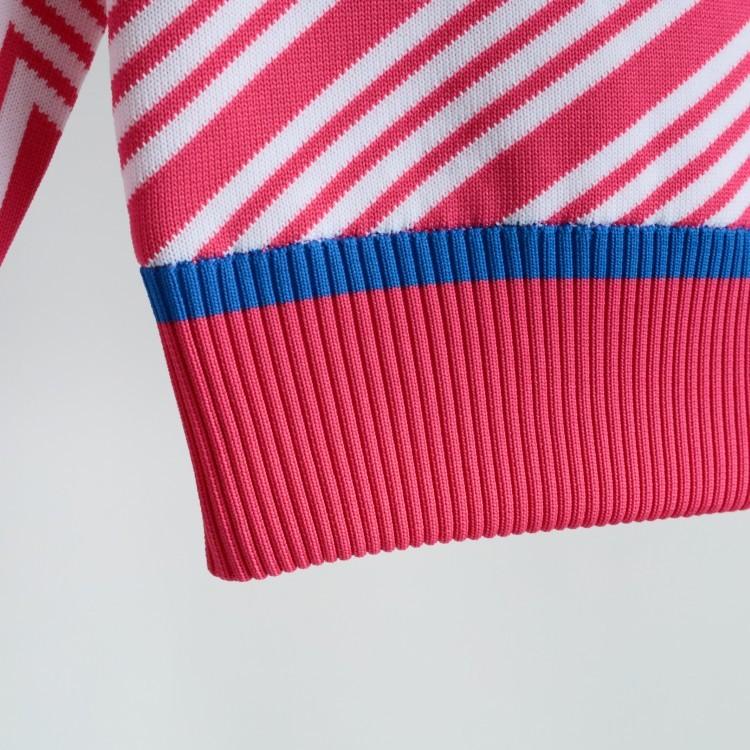 ディセンバーメイ ゴルフ ニット レディース 長袖 セーター 保温 軽量