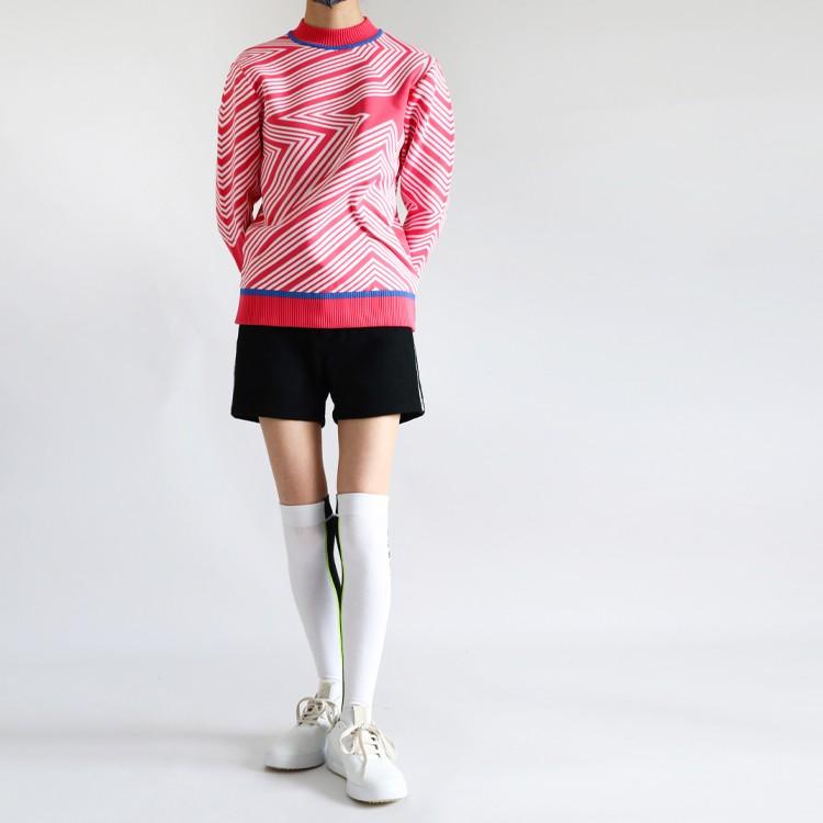 ディセンバーメイ ゴルフ ニット レディース 長袖 セーター 保温 軽量