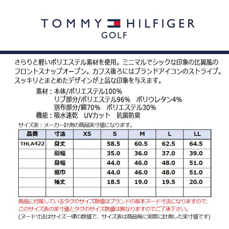 トミーヒルフィガー ゴルフ ポロシャツ レディース 半袖 シャツ 吸水速乾 ロゴ ゴルフウェア ブランド 無地 春 夏 THLA422 ...
