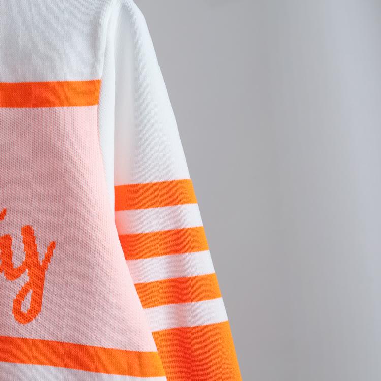 ディセンバーメイ ゴルフ ニット レディース 長袖 クルーネック サマー