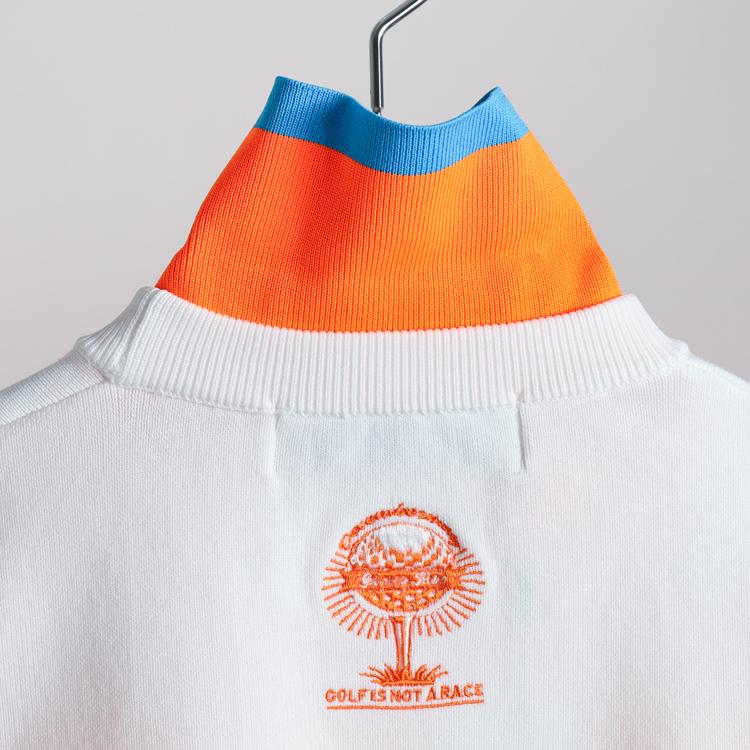 ディセンバーメイ ゴルフ ニット レディース 長袖 クルーネック サマー